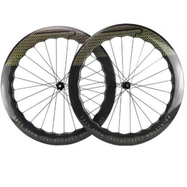 700C Carbon Fibre Prin Ceton Wheelset UD Glossy U Shape 65mm Depth Dis ...